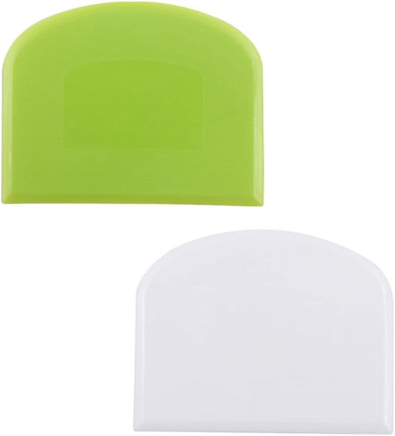 Dough Scraper, Plastic Pastry Pizza Cutter, Multi-Purpose Kitchen Tool ...