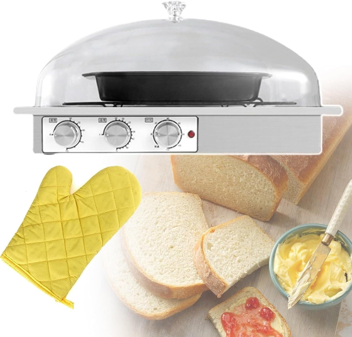 Dough proofer, bread fermentation machine with humidity/temperature ...