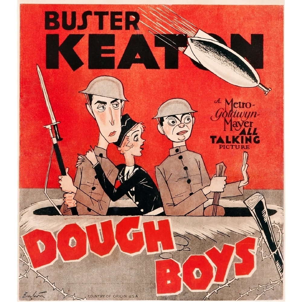 Doughboys Us Poster Art From Left: Buster Keaton Sally Eilers Cliff ...