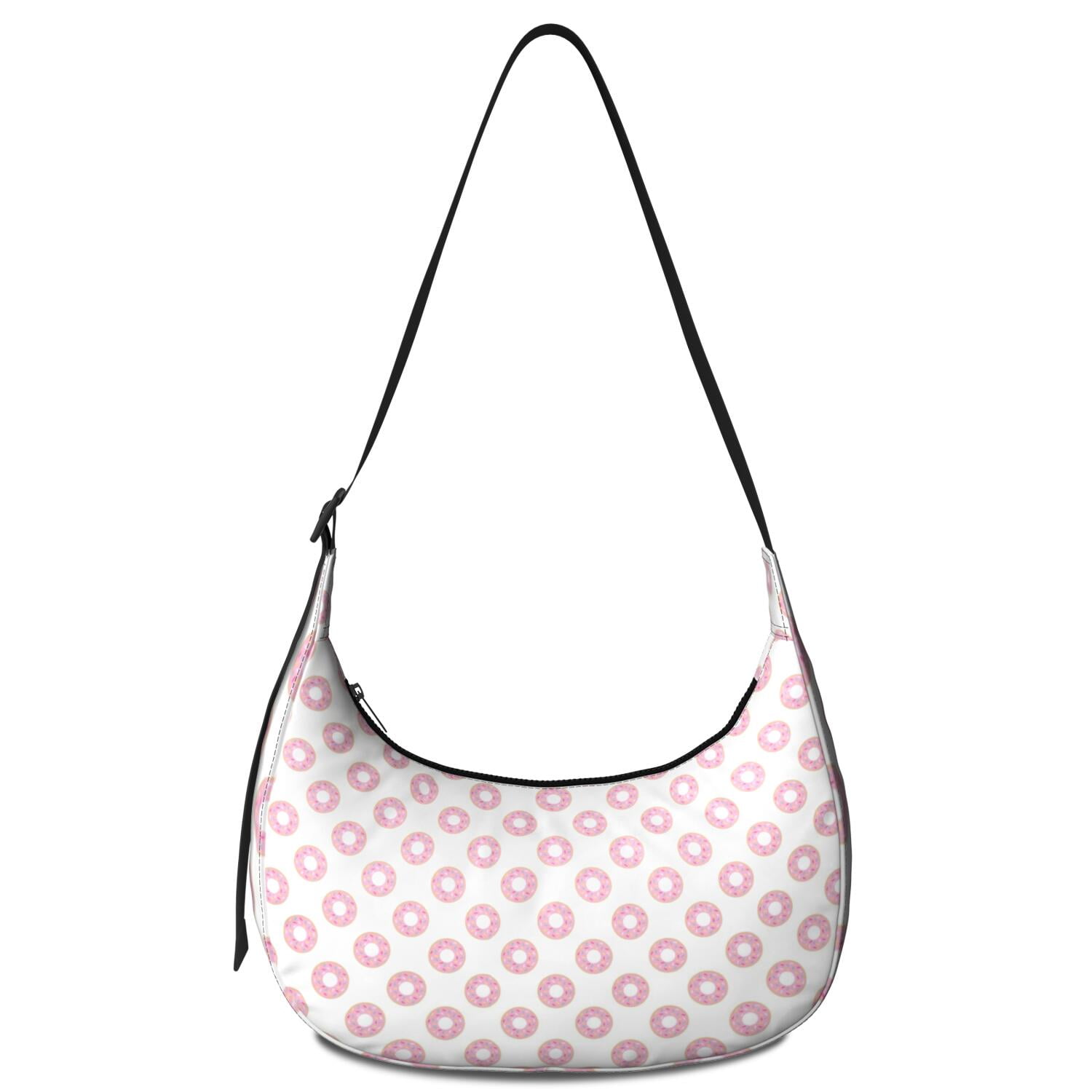 Doughnut Adjustable Strap Crossbody Bag Lightweight Nylon Donut Dessert ...