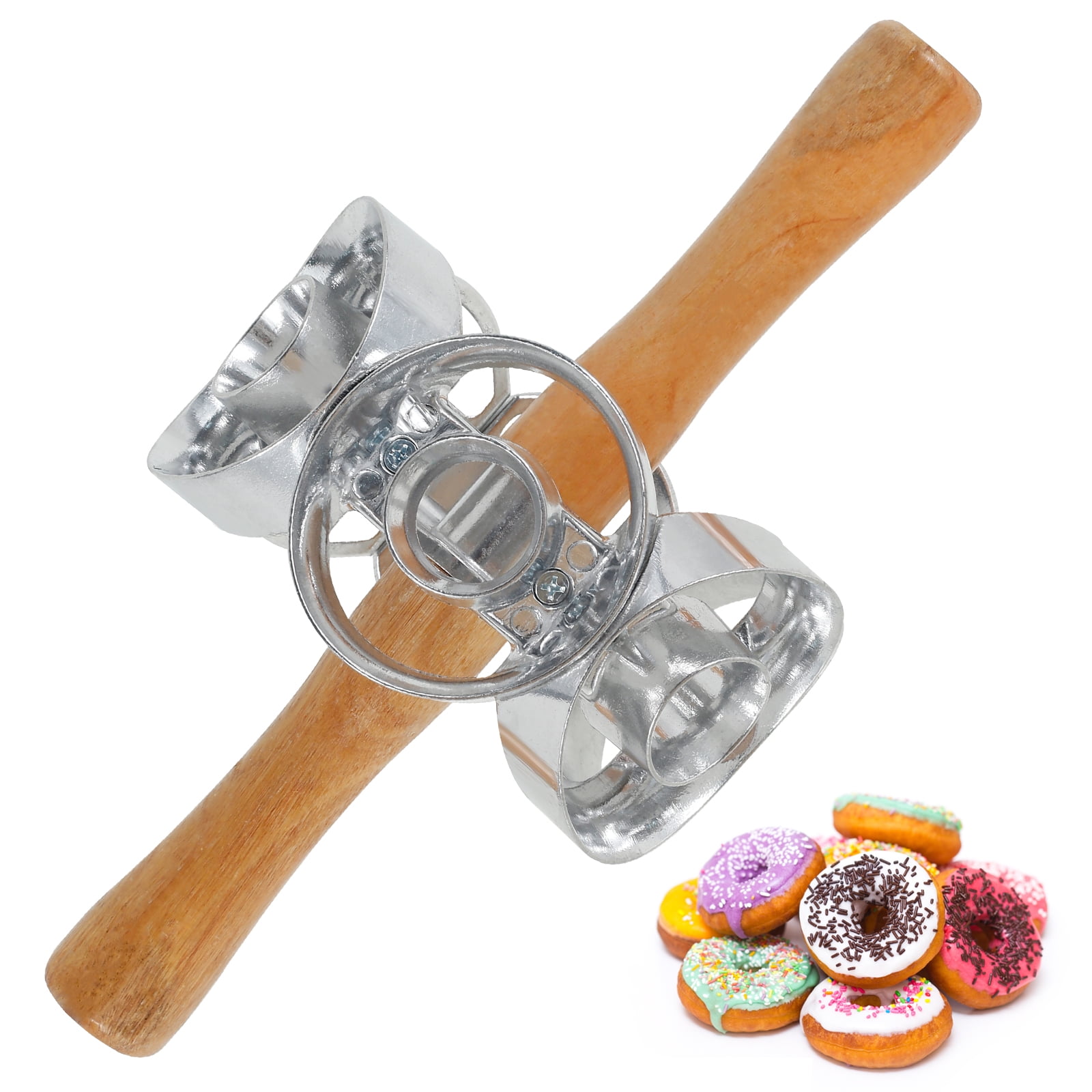 Doughnut Cutter Round Shape Donut Cookie Cutter Stainless Steel Biscuit ...
