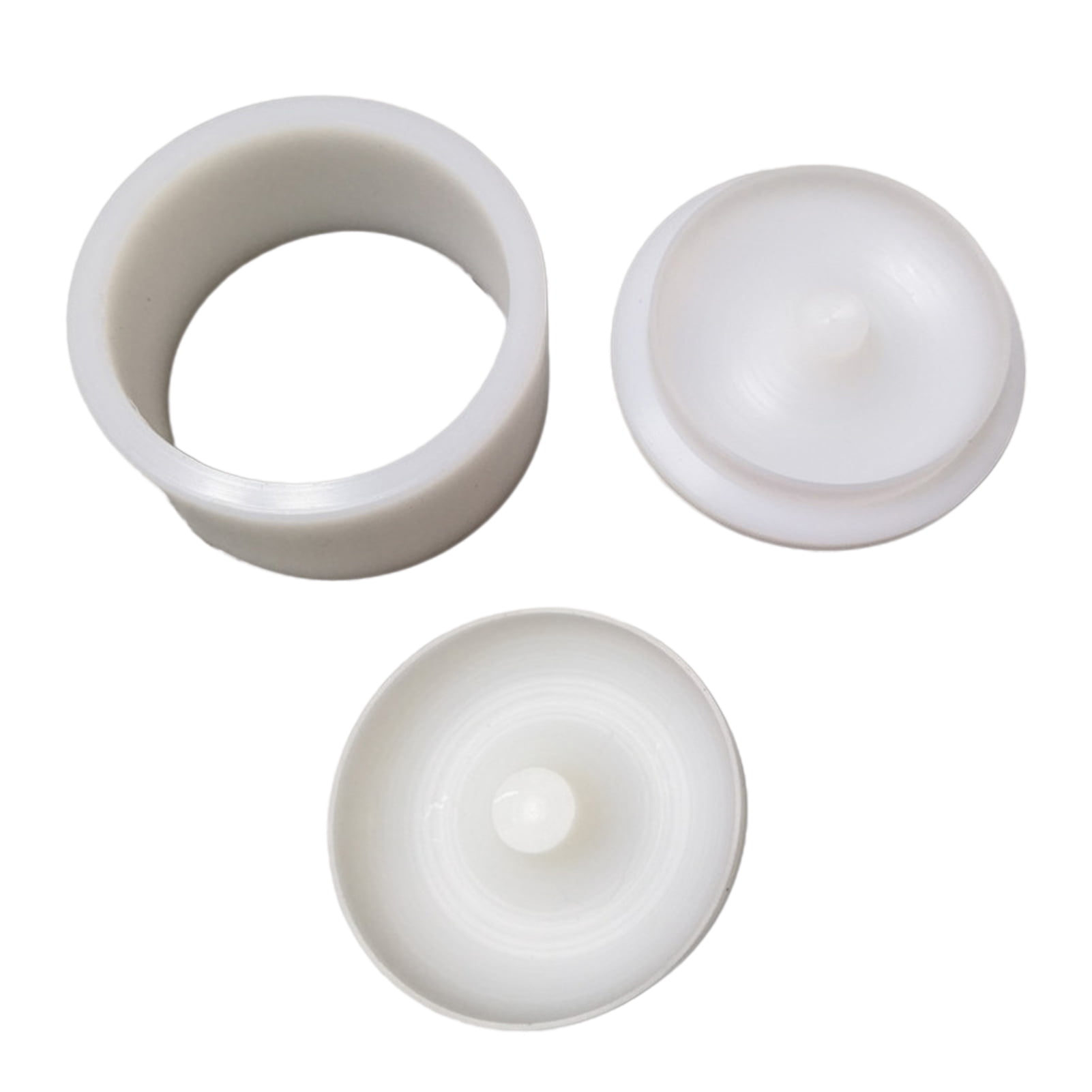 Doughnut Shaped Bath Soap Mold - 3D Bath Salt Ball Mold - Non-Stick 6 ...