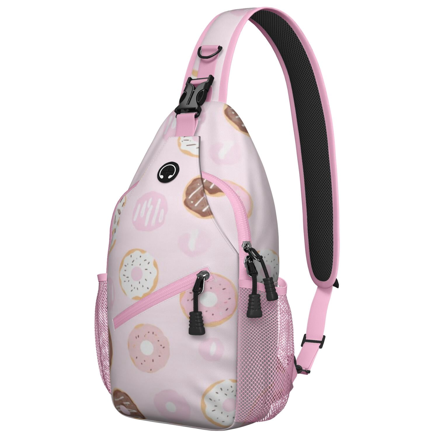 Doughnut Sling Backpack for Women Men Hiking Sling Backpack Hiking Bag ...