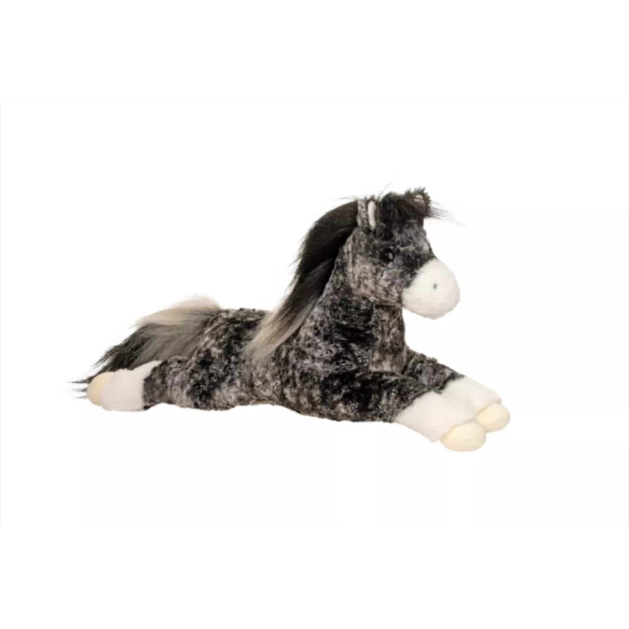 Douglas 2070 Nudge Gray Dapple Horse Plush Stuffed Animal, 17", White ...