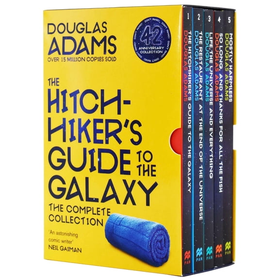 Douglas Adams: The Hitchhiker's Guide to the Galaxy Books 1-5 Box Set ...