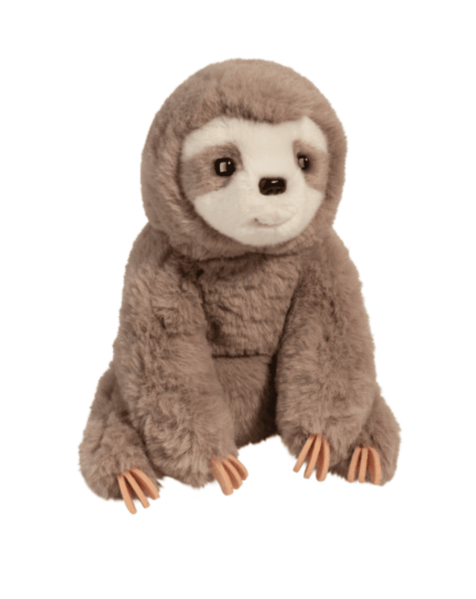 Douglas Cuddle Toys Lizzie Taupe Sloth Mini Soft Plush Stuffed Animal ...