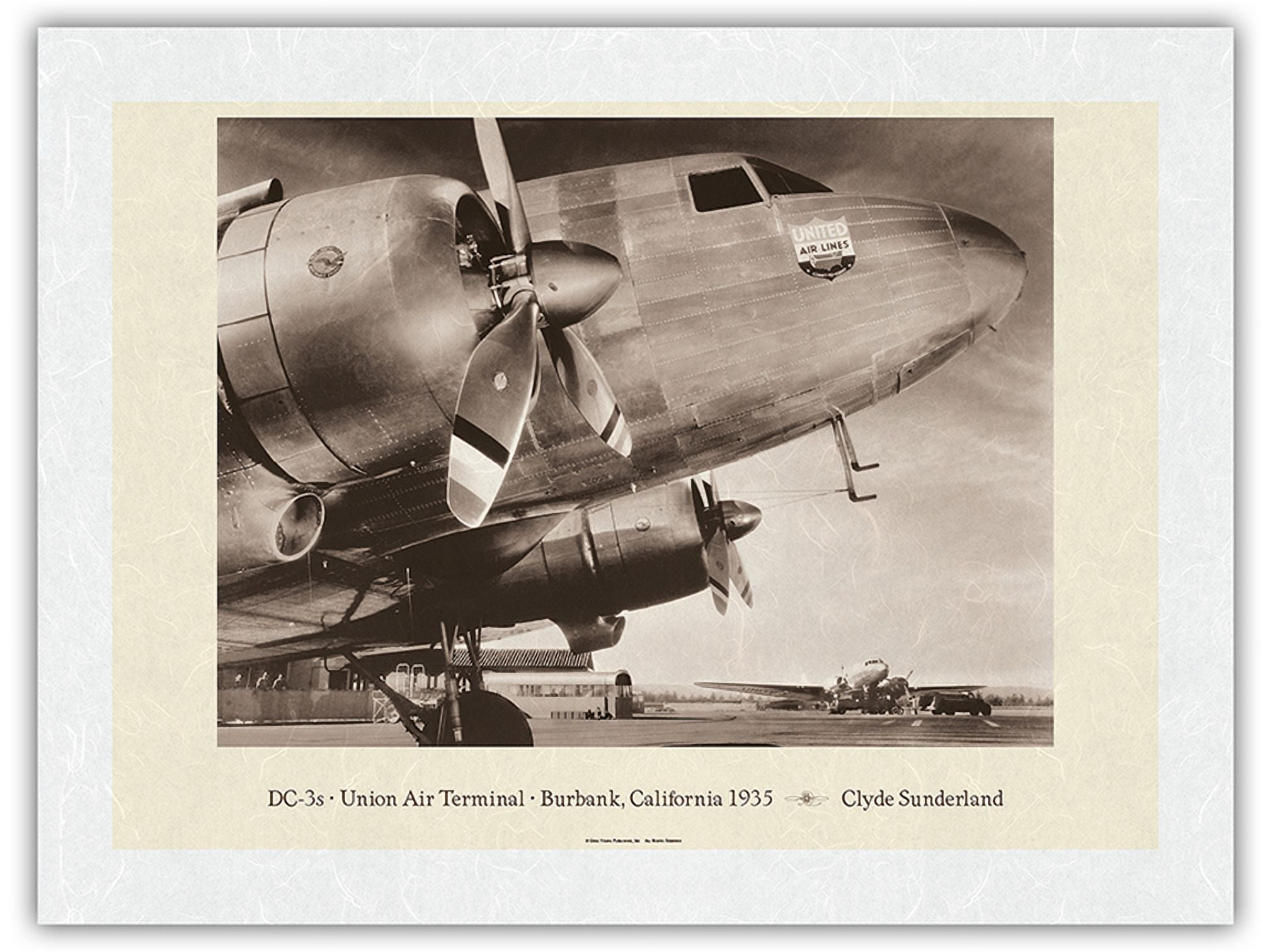 Douglas DC-3's - Union Air Terminal Burbank California 1935 - United ...
