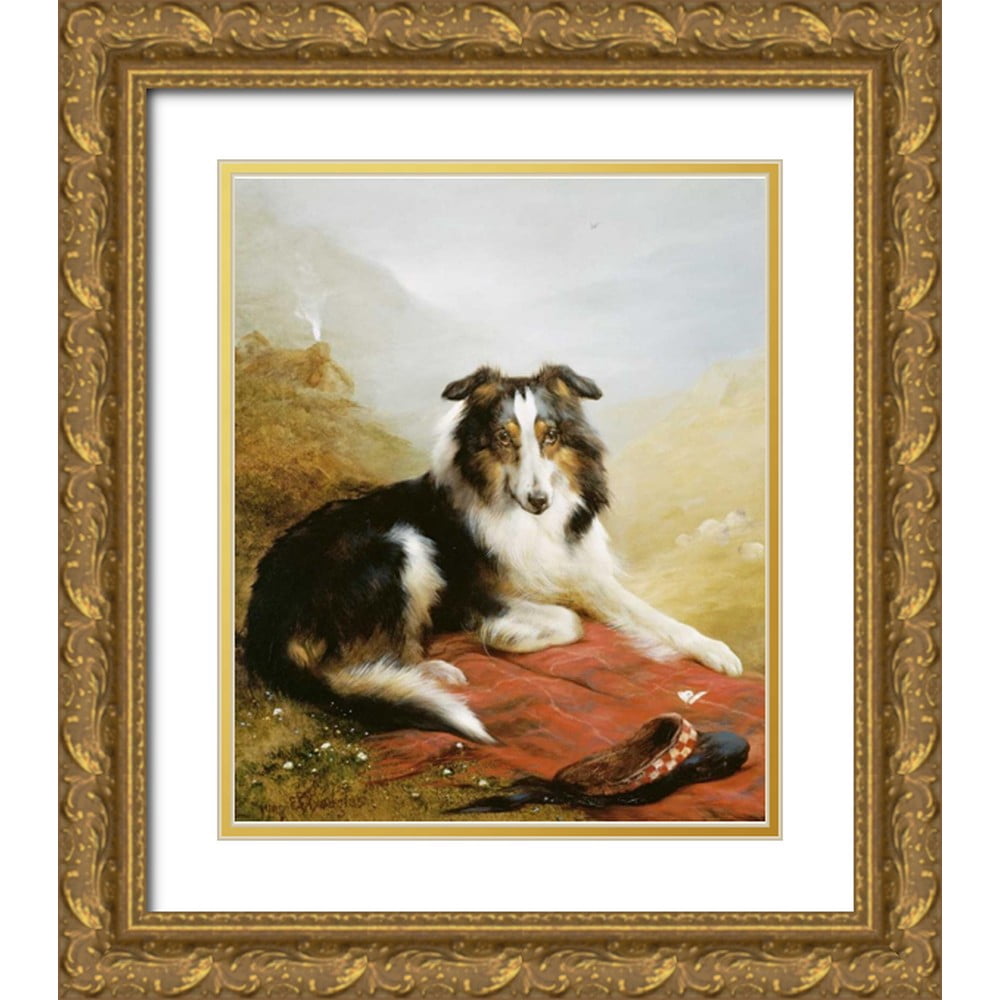 Douglas, Edwin 20x23 Gold Ornate Wood Framed with Double Matting Museum ...