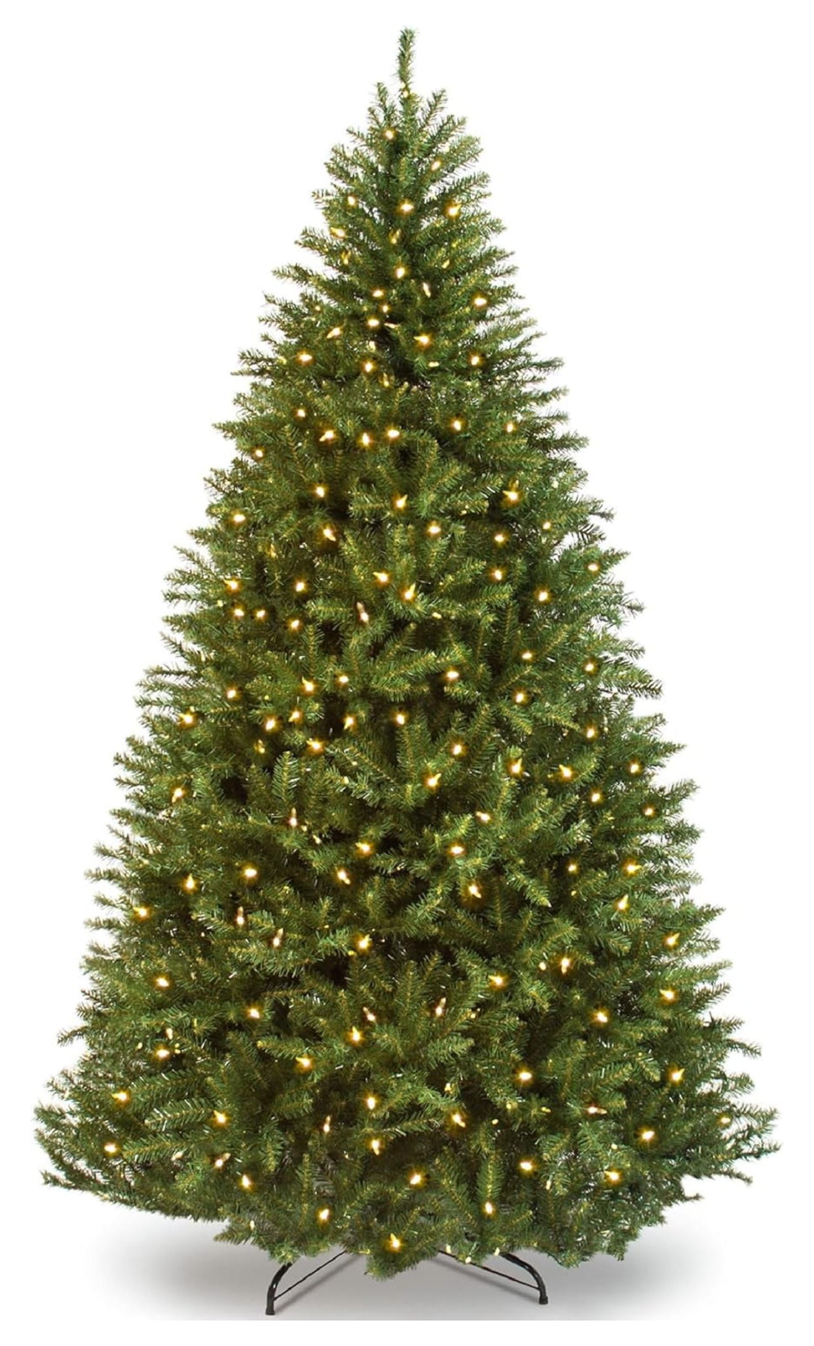 Douglas Fir Christmas Tree, 7.5ft Pre-lit Artificial Full Fir Lighted ...