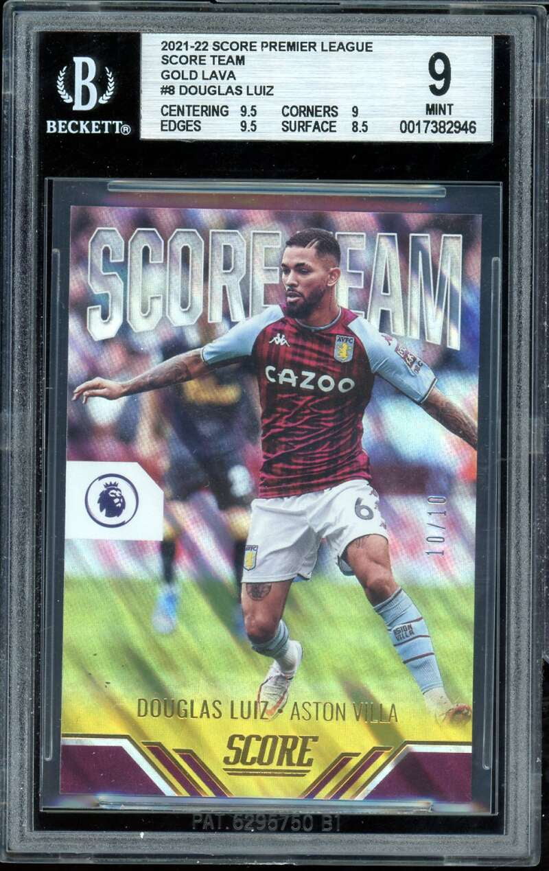 Douglas Luiz 2021-22 Score Premier League Score Team Gold Lava (10/10 ...