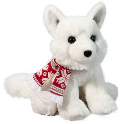 Douglas Mini Soft Arctic Fox with Scarf - Walmart.com