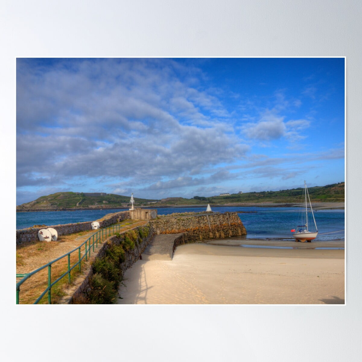 Douglas Quay & Braye - Aldeney Poster Wall Art, Modern Wall Decor For ...