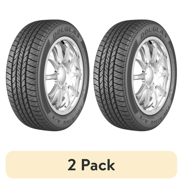(2 pack) Douglas Touring A/S 215/70R15 98T All-Season Tire - Walmart.com