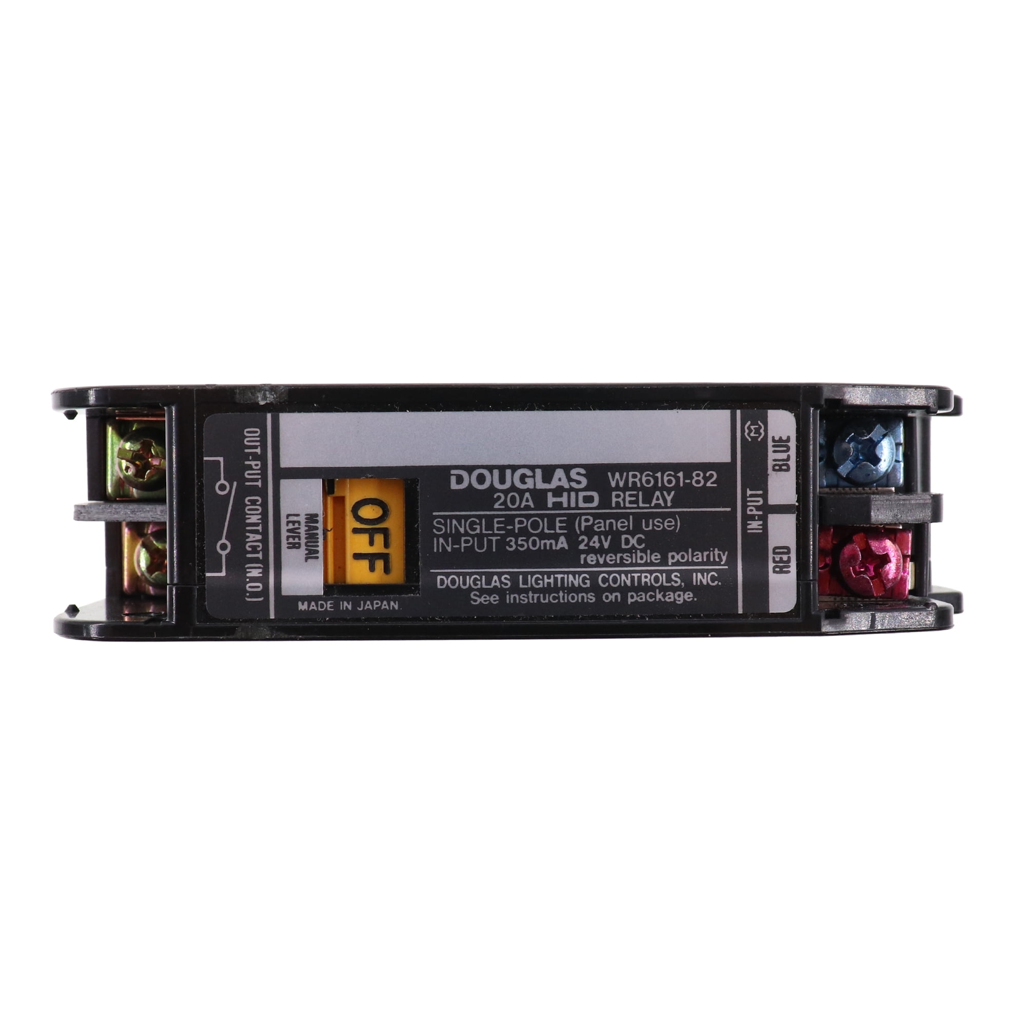 Douglas WR6161-82 Latching HID Lighting Control Relay, 1P, 24-Vdc 350mA ...