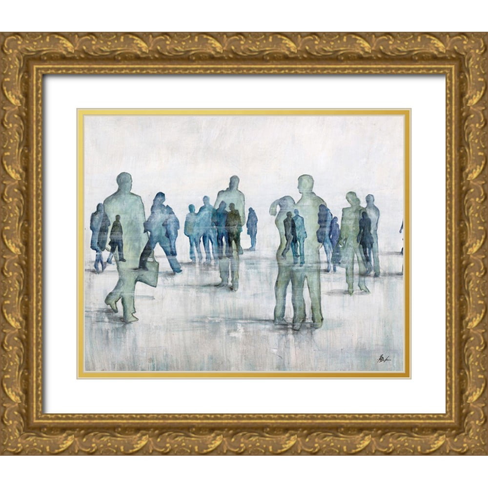 Douglass, Farrell 14x12 Gold Ornate Wood Framed with Double Matting ...