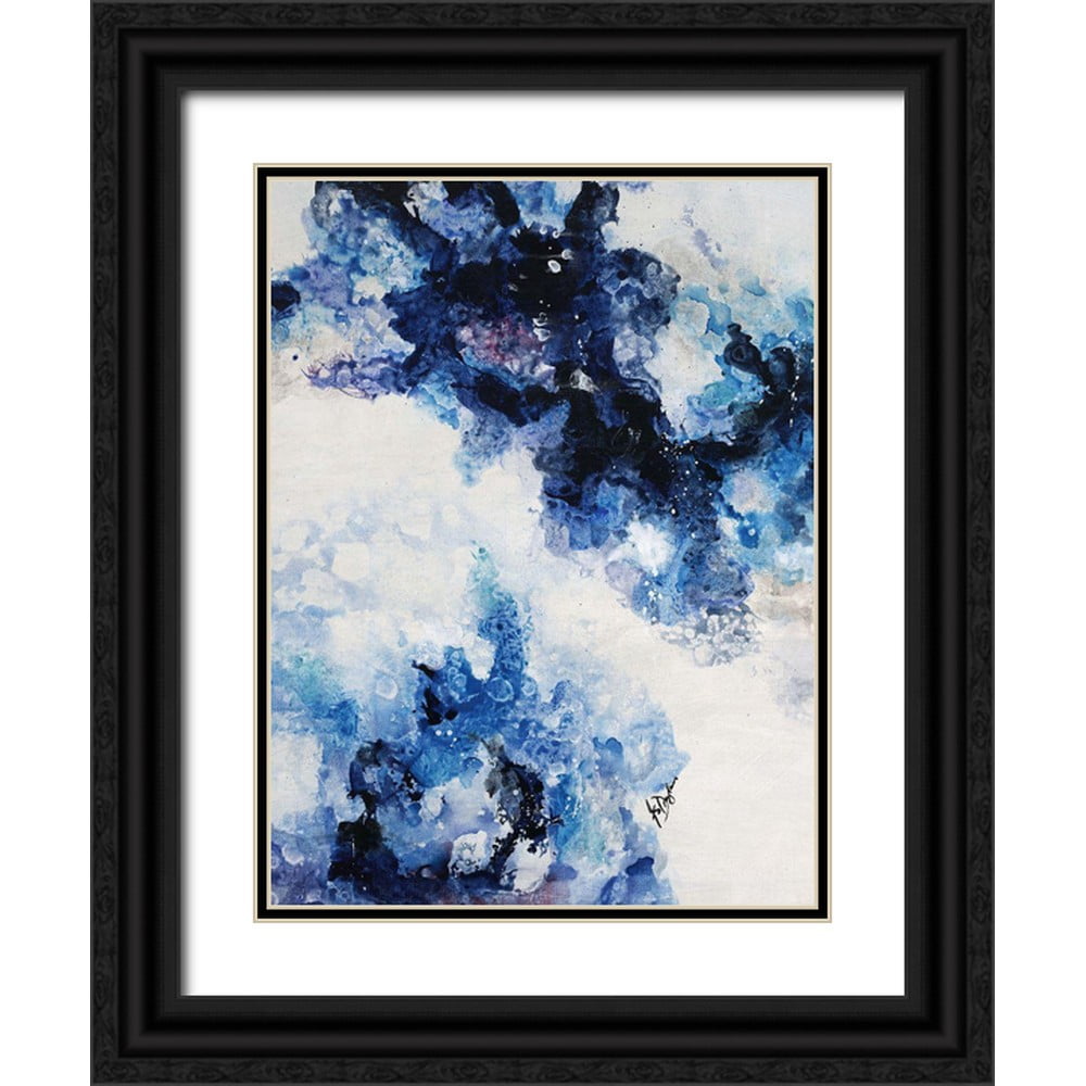 Douglass, Farrell 19x24 Black Ornate Wood Framed with Double Matting ...