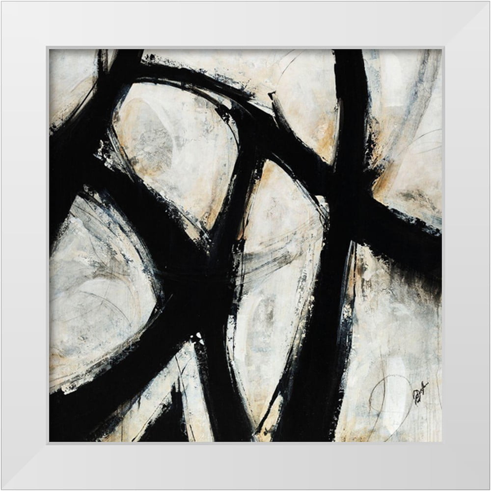 Douglass, Farrell 20x20 White Modern Wood Framed Museum Art Print ...