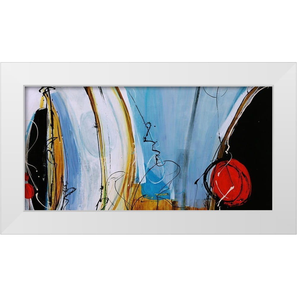 Douglass, Farrell 24x14 White Modern Wood Framed Museum Art Print ...