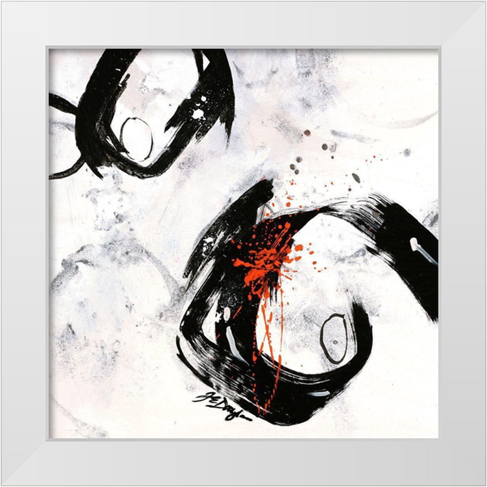 Douglass, Farrell 26x26 White Modern Wood Framed Museum Art Print ...