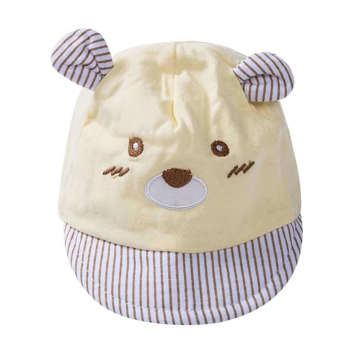 Douhoow 0-3M Baby Boy Girl Cap Baseball Hat Bear Striped Hat Cute Bear ...