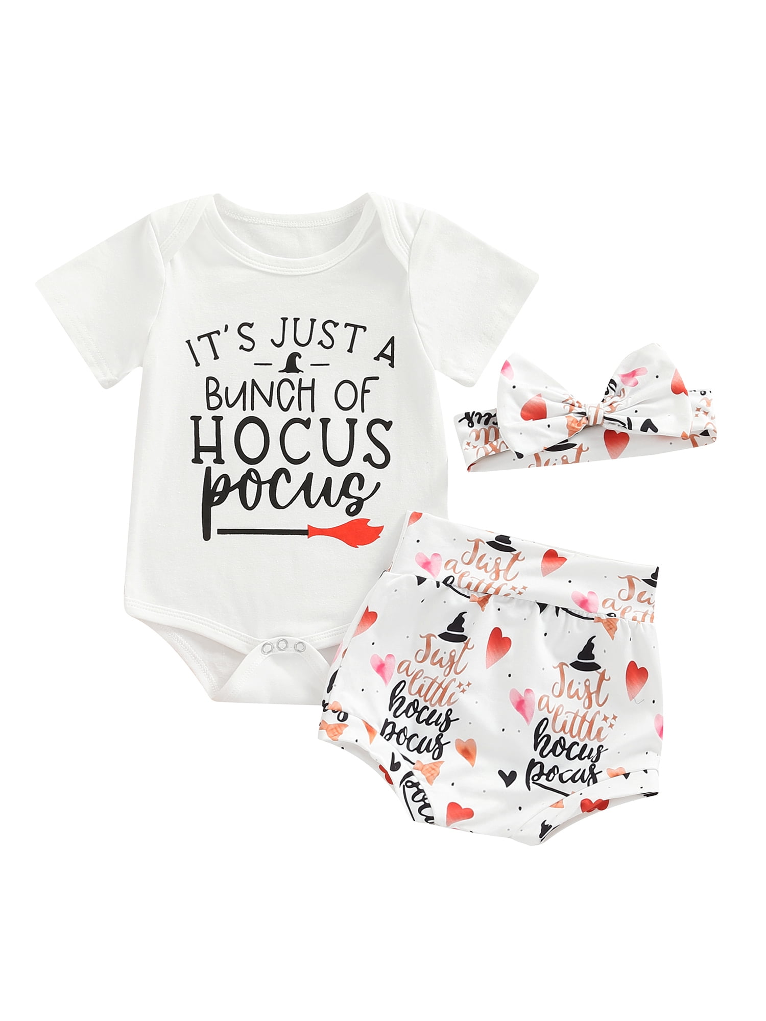 Douhoow 2pcs Baby Girls Clothes Sets Letter Printed Romper+Ruffles ...