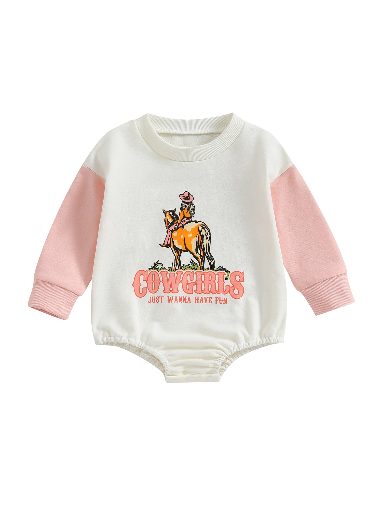 Douhoow Infant Romper for Girls Boys Letters Print Long Sleeve Jumpsuits 3 6 12 18 Months Baby ...