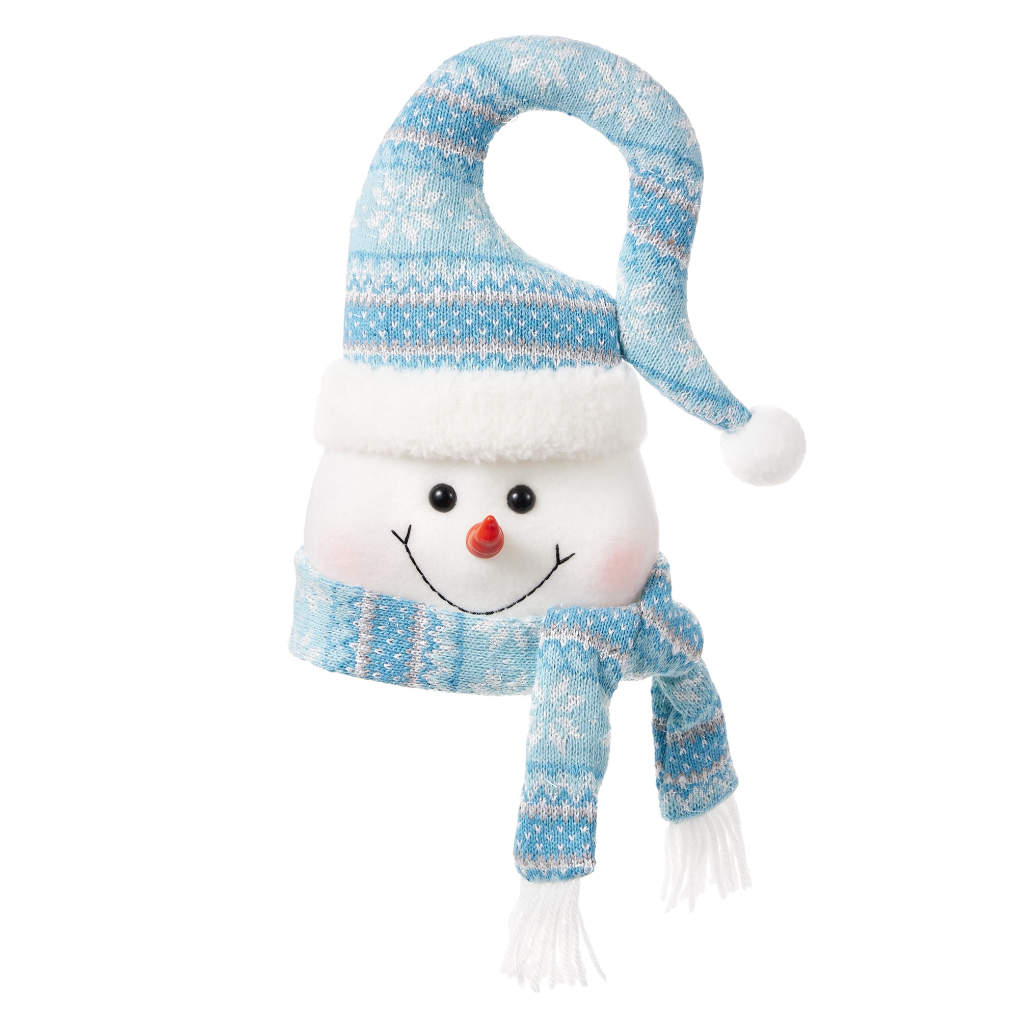 Douhoow Light Up Christmas Tree Topper Hat,Lighted Plush Snowman ...
