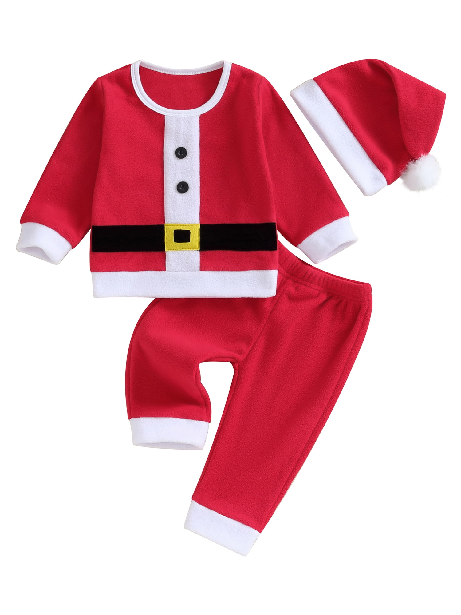 Douhoow Little Boy Christmas Santa Outfits 6M 1T 2T 3T 4T 5T Kids Boy ...