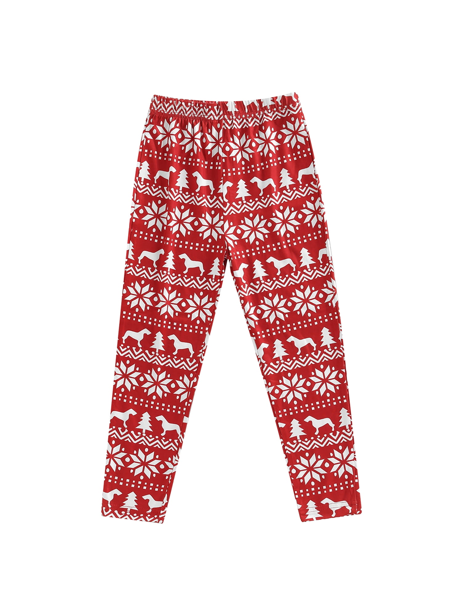 Douhoow Little Girl Christmas Leggings Boys Girls Trousers Casual Long ...
