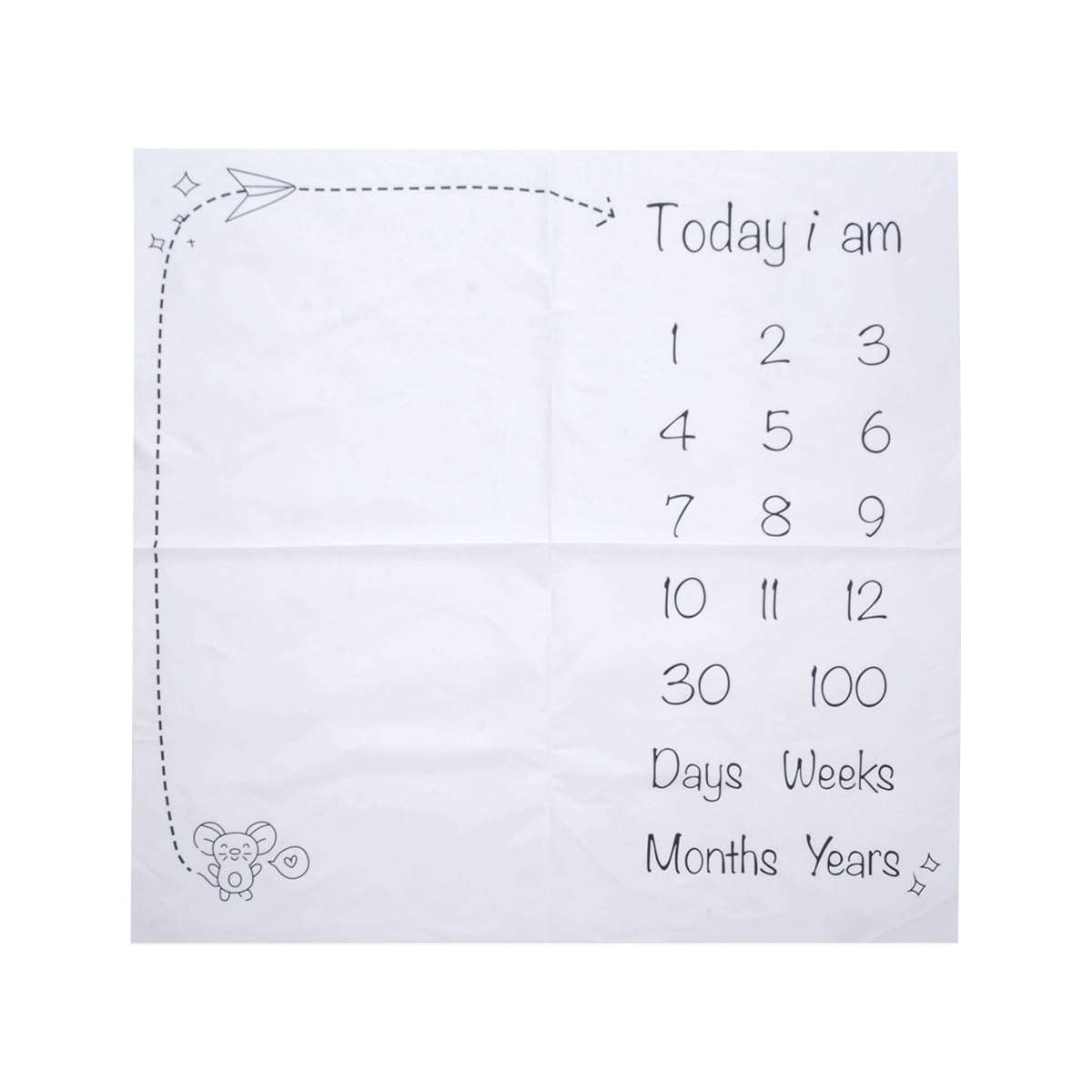 Douhoow Newborn Baby Photography Background Cloth Month Milestone ...