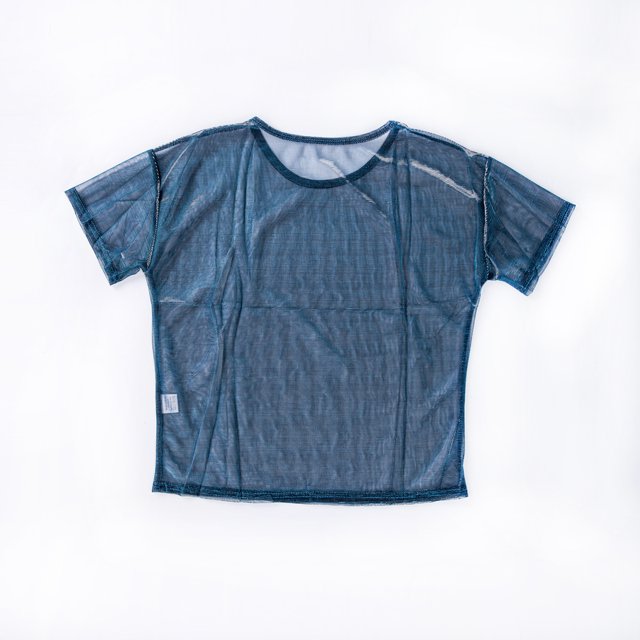 Douhoow Women Mesh Sheer T-Shirt Short Sleeve Perspective Top See ...