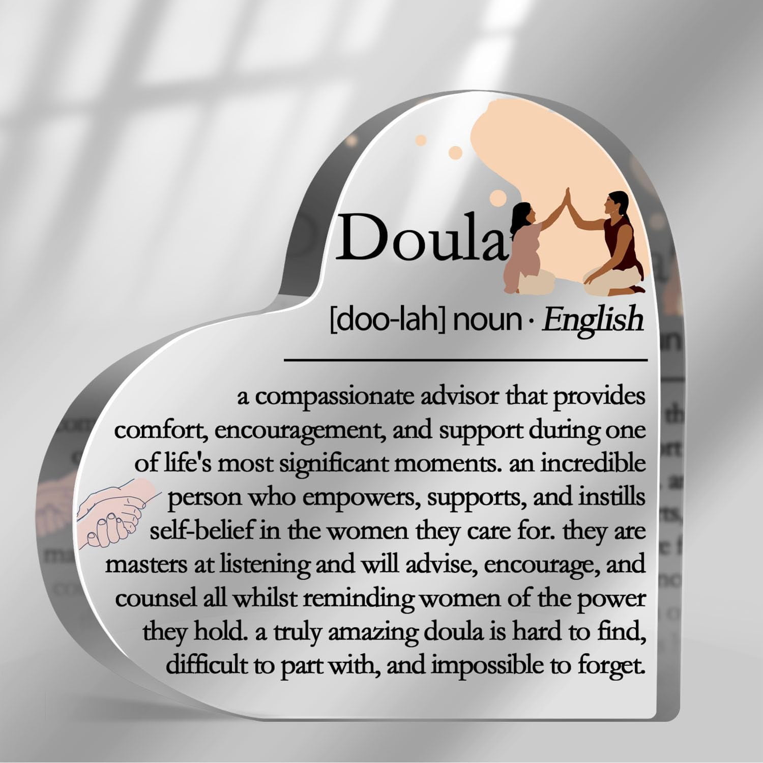 Doula Gifts for Women, Doula Definition Plaque, Thank You Gifts for ...