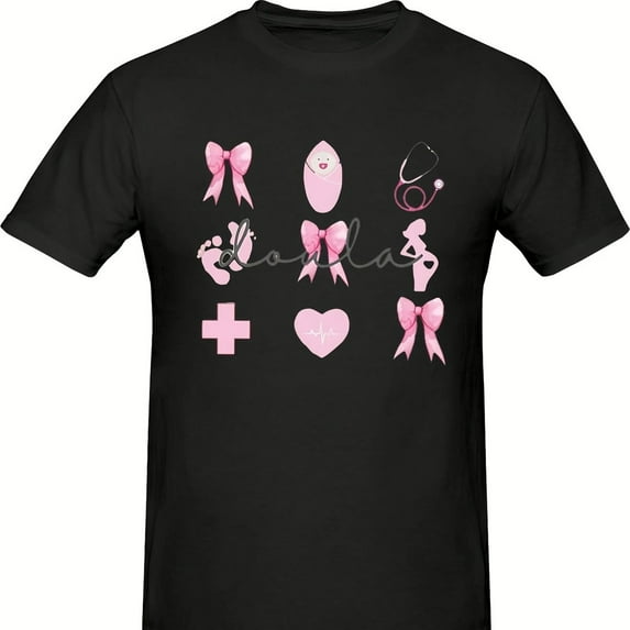 Doula re-T-S1Hirt - Roze T-S1Hirt Met pictogram - S1Hirt Voor ...