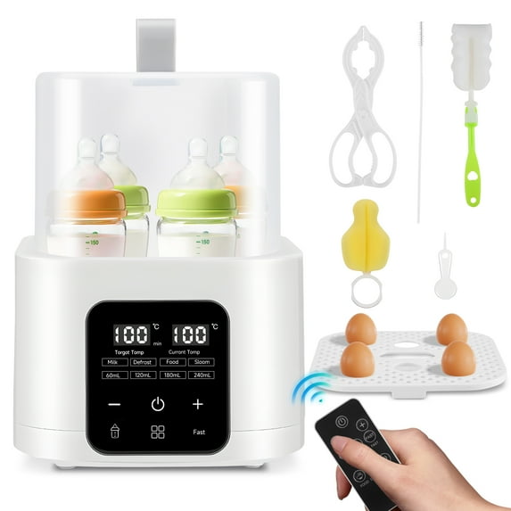 Doulami Bottle Warmer 8-in-1 Baby Milk Warmer with Timer and ...