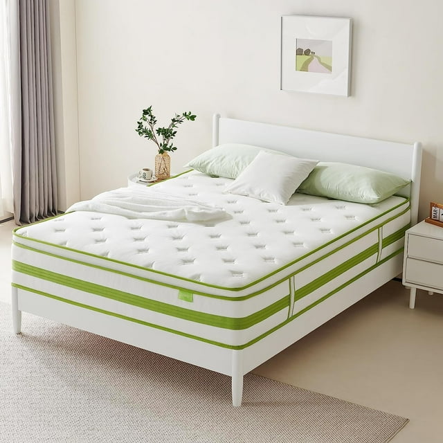 Dourxi Queen Mattress, 12" Hybrid Mattress in a Box, Innerspring Memory ...