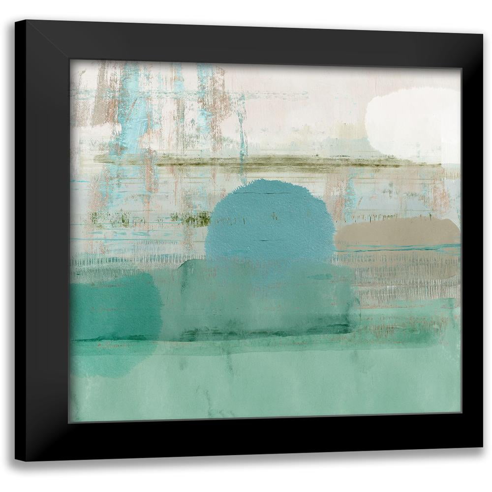 Douta, Flora 20x20 Black Modern Framed Museum Art Print Titled - Jade ...