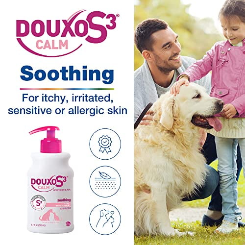 Douxo S3 Calm Shampoo, Contains 0.75% Ophytrium, Soothing, For Itchy ...