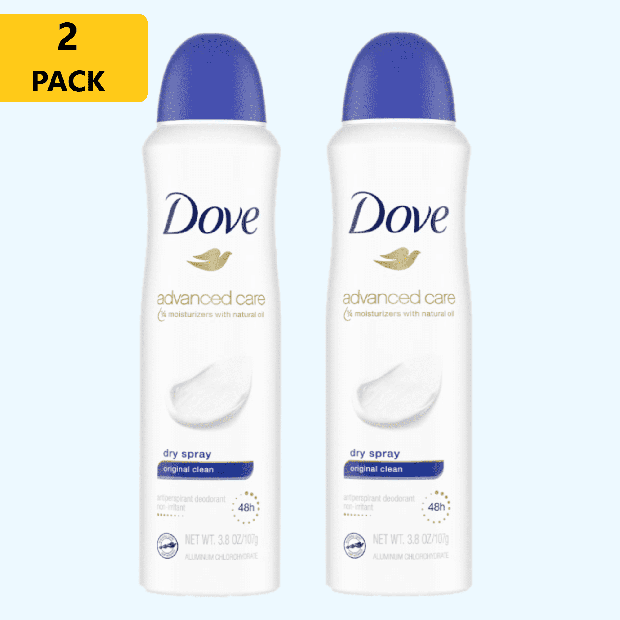 Dove 2 PACK Advanced Care Dry Spray Antiperspirant Deodorant Original dove-2-pack-advanced-care-dry-spray-antiperspirant-deodorant-original