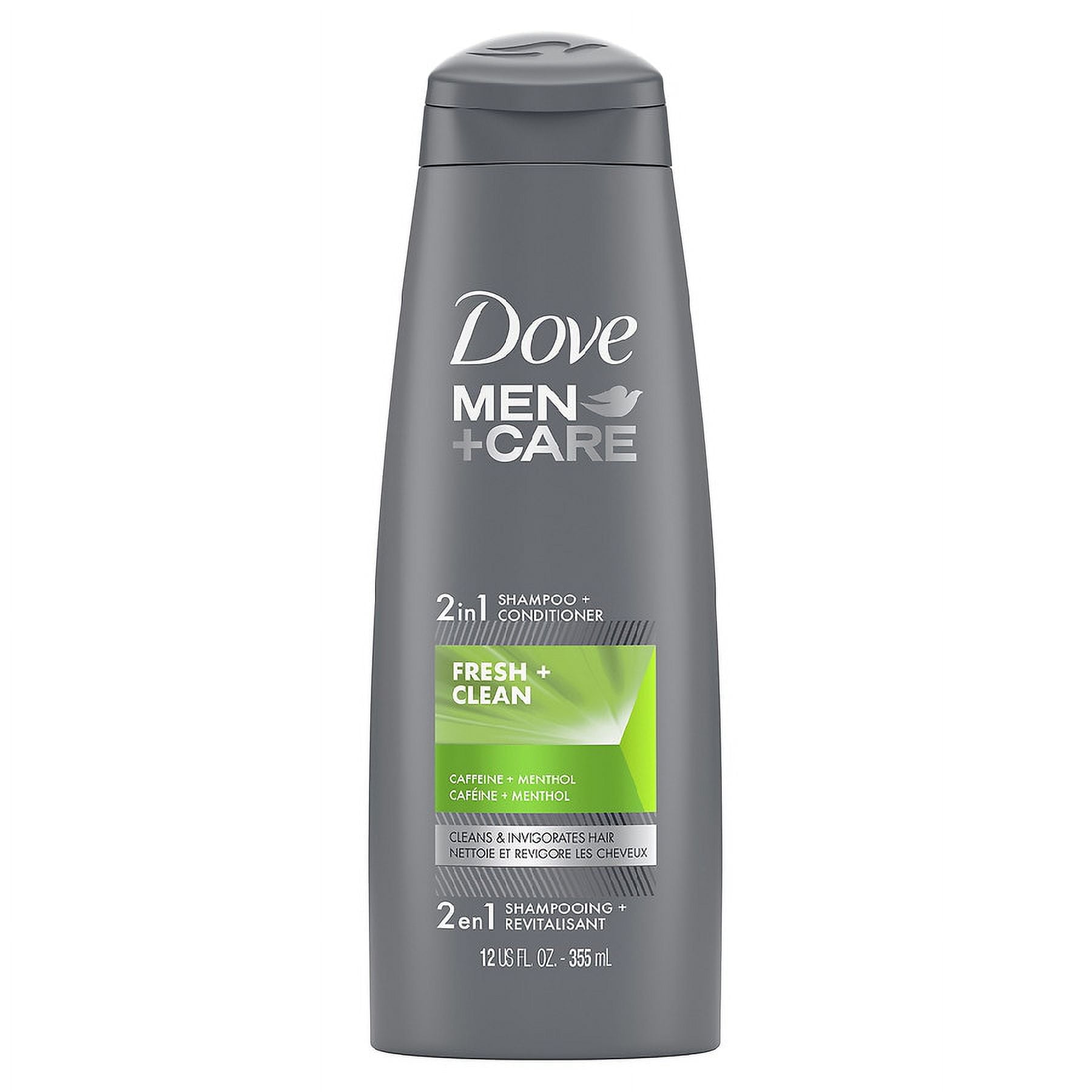 Dove 2 in 1 Shampoo and Conditioner Fresh and Clean 12.0 fl oz Pack of ...