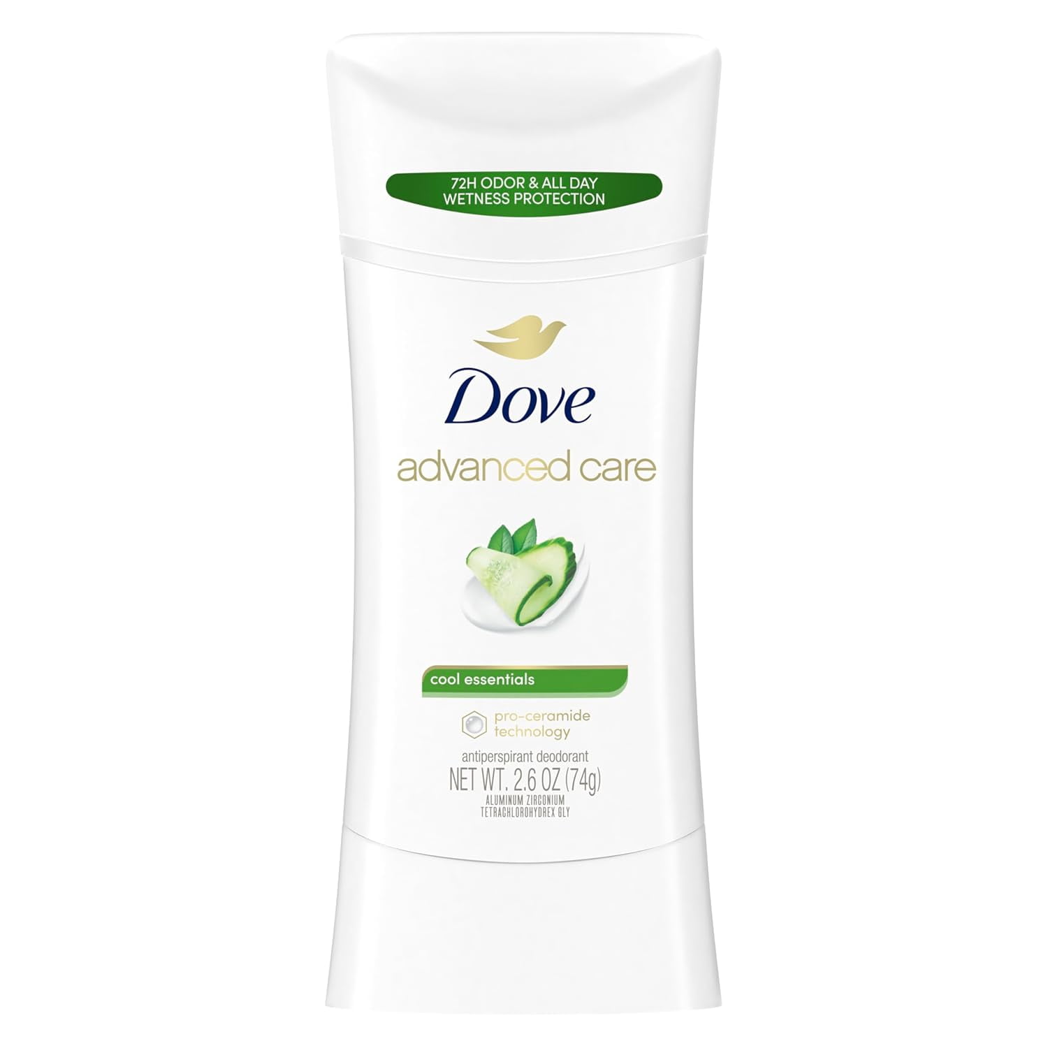 Dove Advanced Care Antiperspirant Deodorant Stick Cool Essentials for ...