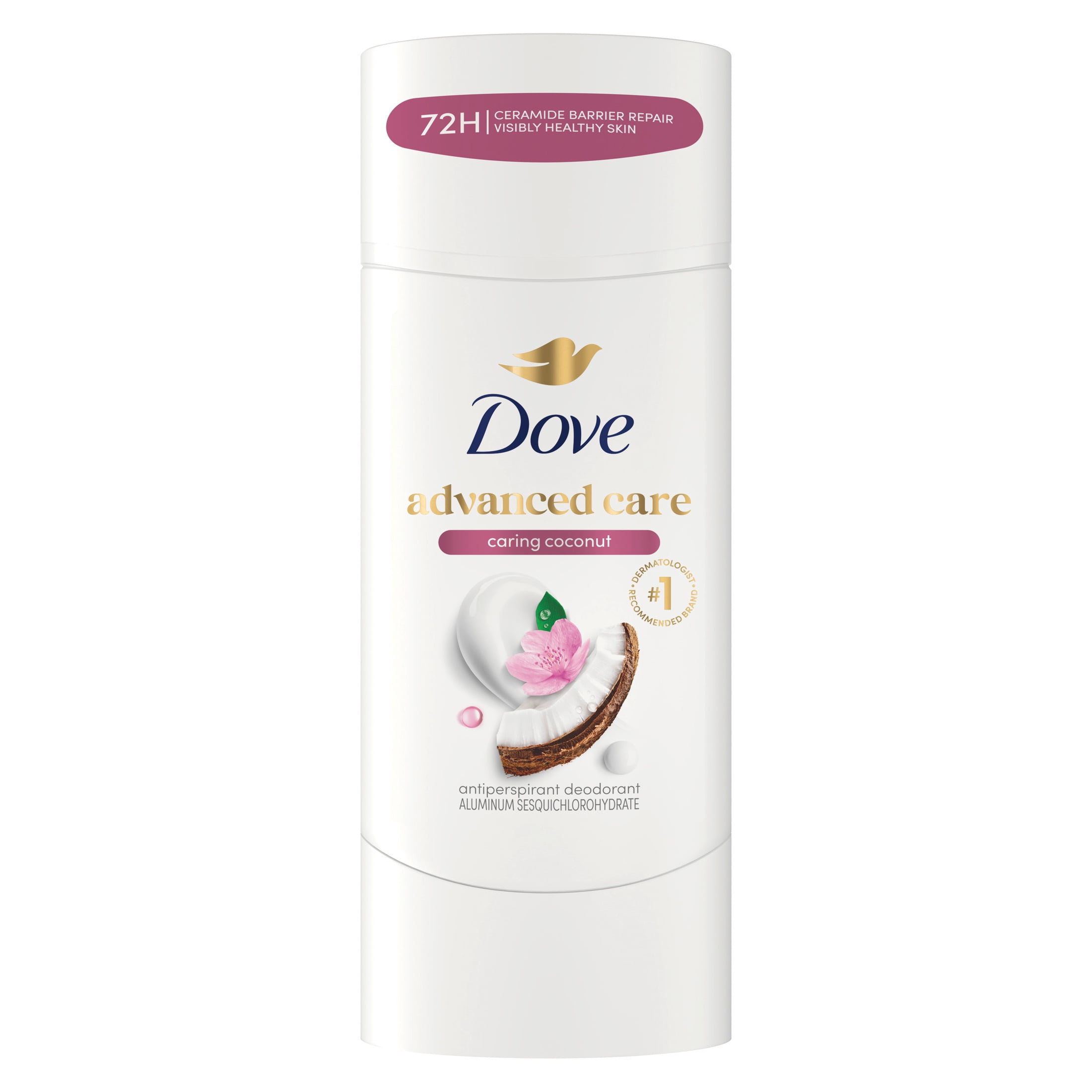 Dove, Antiperspirant Deodorant Stick, 2.6 oz, Caring Coconut - Walmart.com