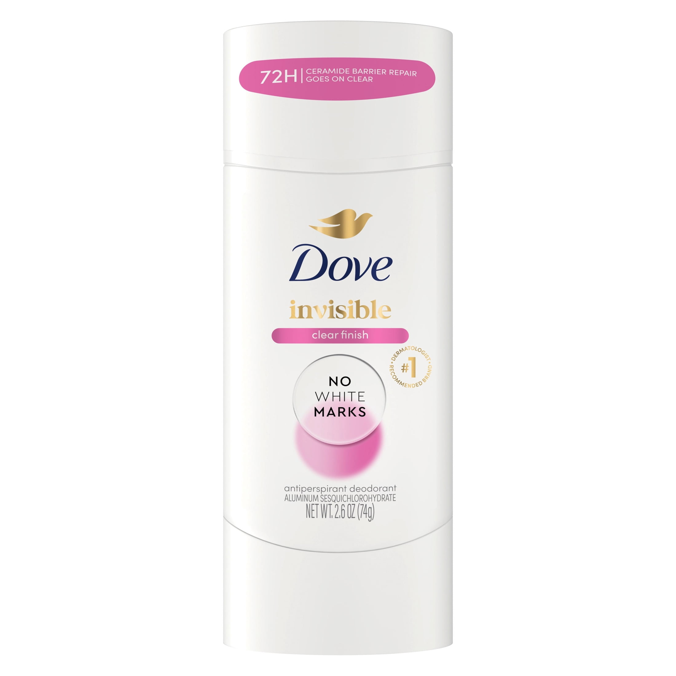 Dove Advanced Care Antiperspirant Deodorant Stick, Clear Finish, 2.6 oz ...
