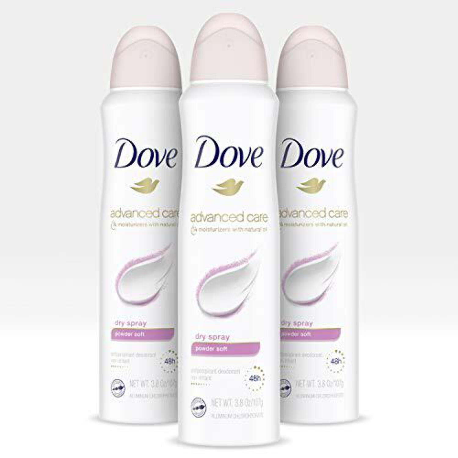 Dove Advanced Care Dry Spray Antiperspirant Deodorant for Women, Powder ...