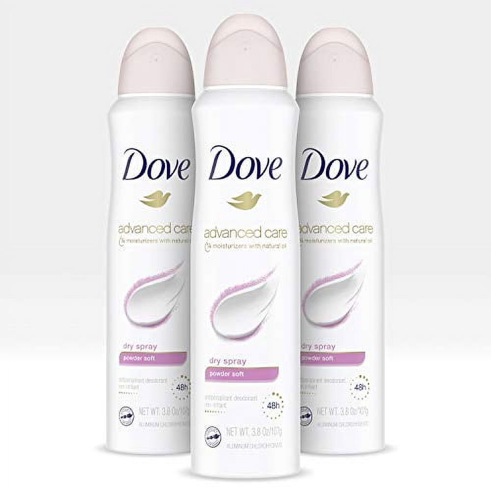 Dove Advanced Care Dry Spray Antiperspirant Deodorant for Women, Powder ...
