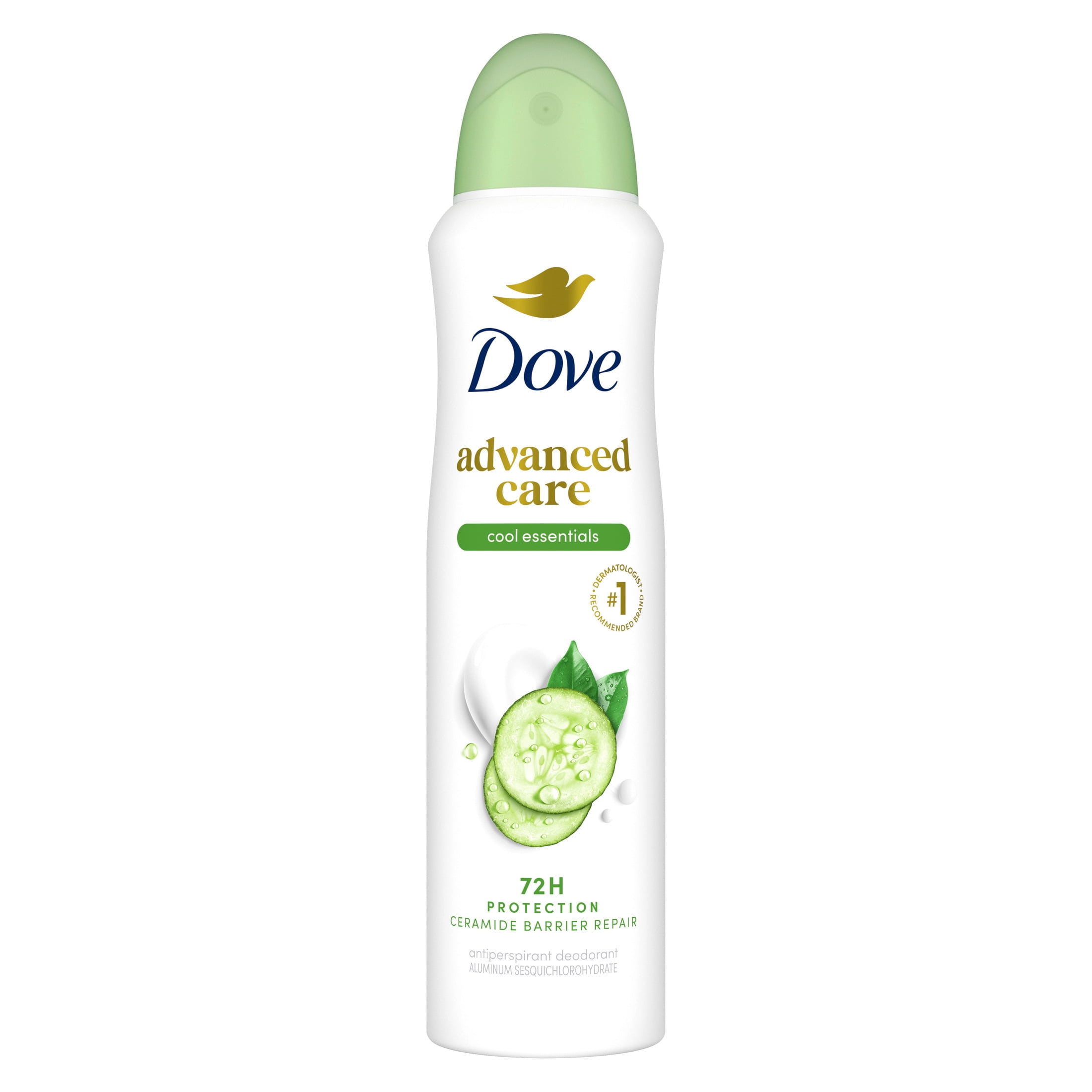 Dove Antiperspirant Deodorant Dry Spray Cool Essentials 3.8 oz Long ...