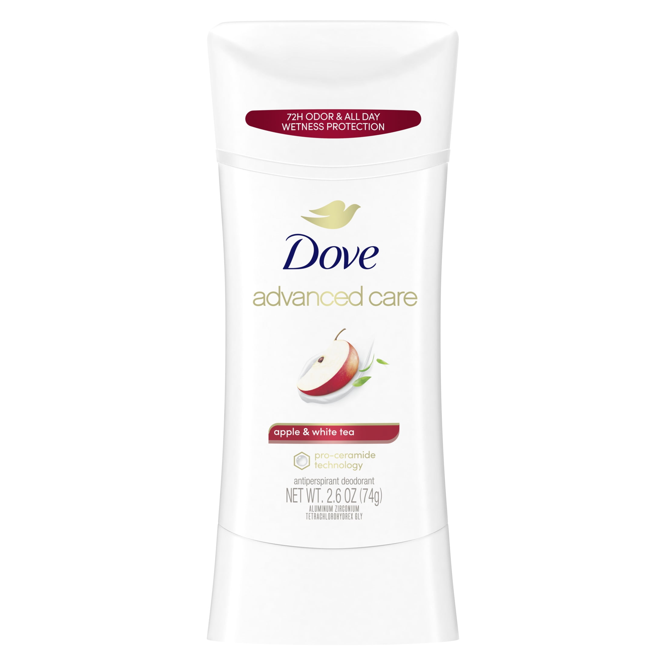 Dove Advanced Care Antiperspirant Deodorant Stick for Women, Apple ...