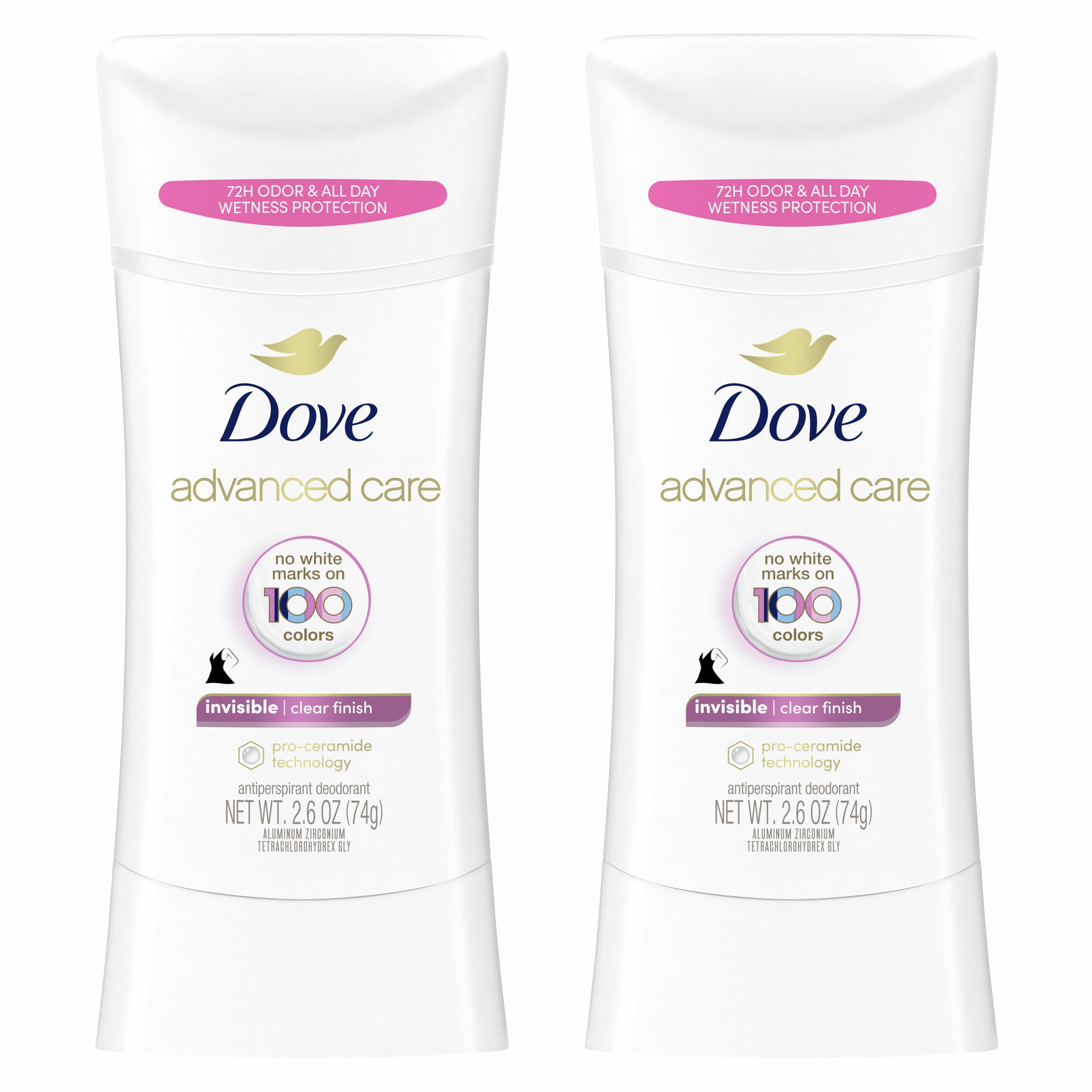 Dove Advanced Care Long Lasting Women's Antiperspirant Deodorant Stick ...