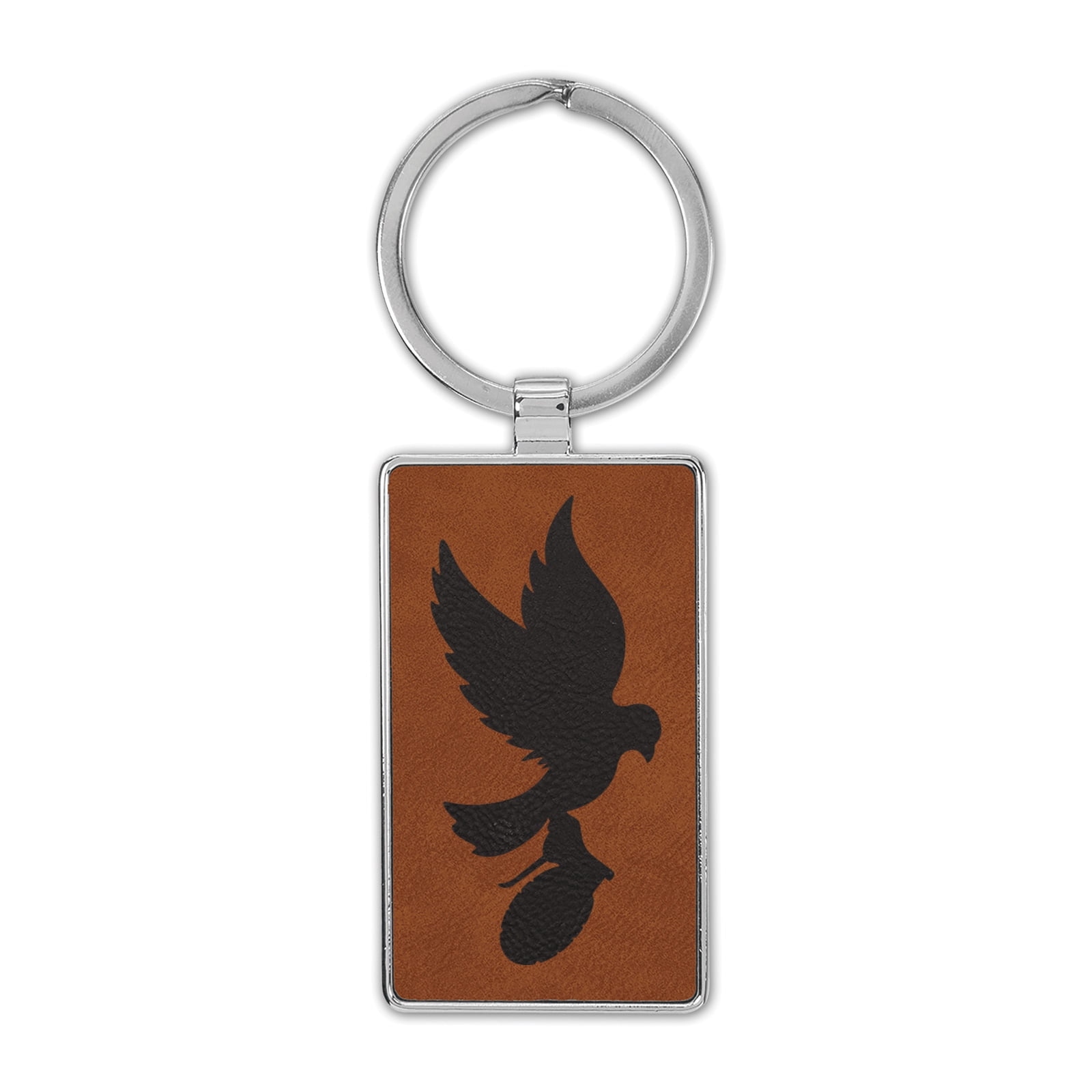 Dove And Grenade Premium Leatherette Keychain war peave love - Rawhide ...