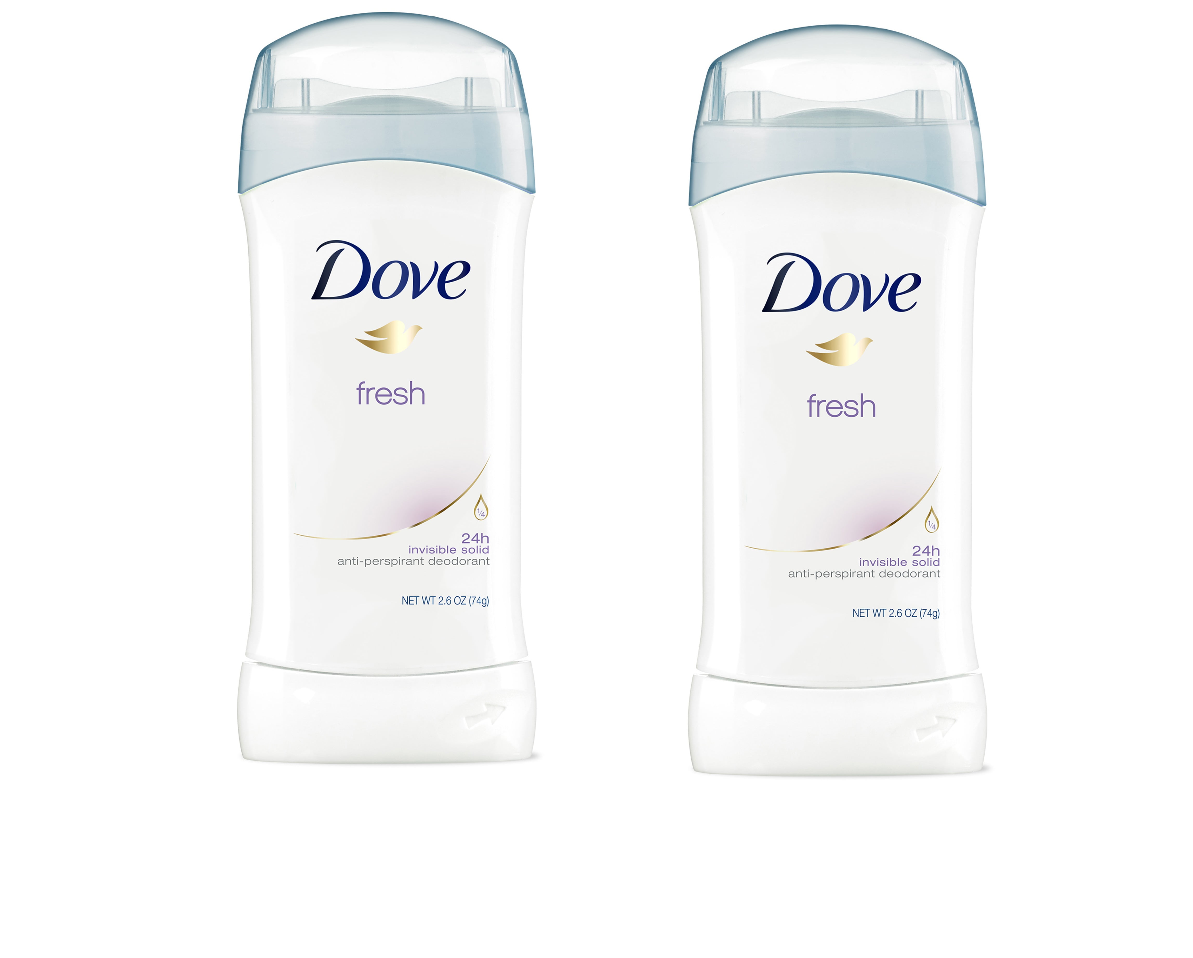 Dove Antiperspirant Deodorant Fresh 2.6 oz -2 Pack - Walmart.com