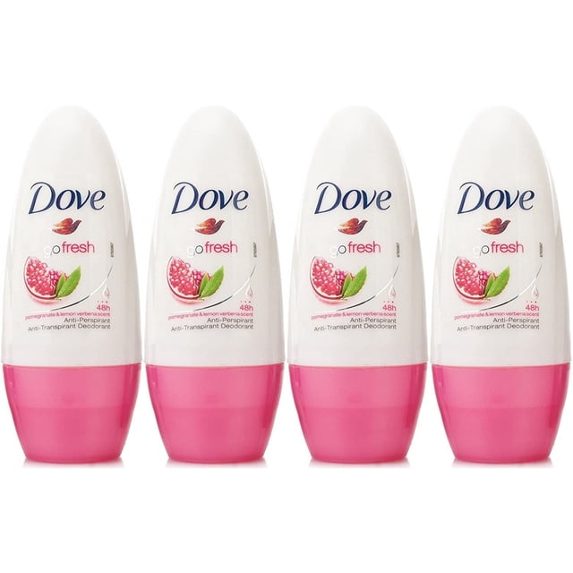 Dove Antiperspirant Deodorant Roll-On, Pomegranate/Lemon Verbena, 1.7Oz ...